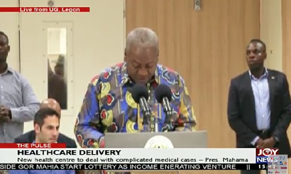 Video | Prez Mahama inaugurates UG Medical Center