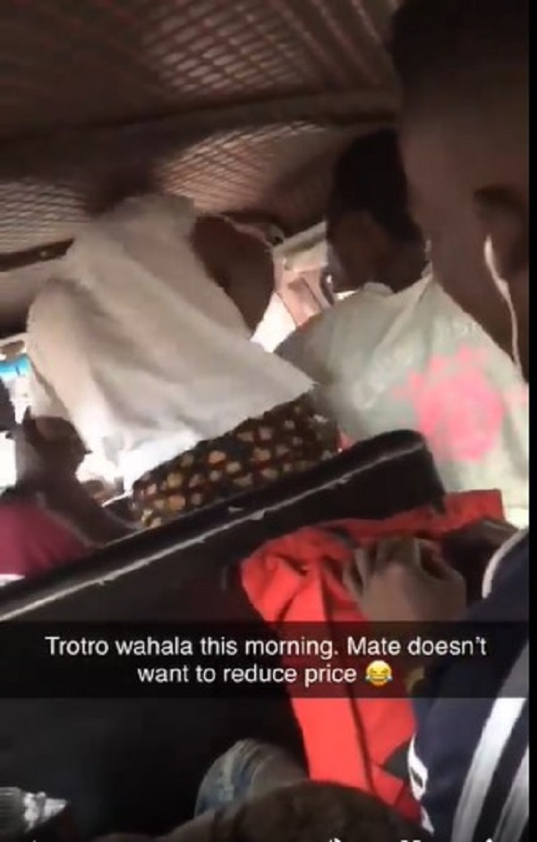 Watch passenger, mate fight over new transport fares