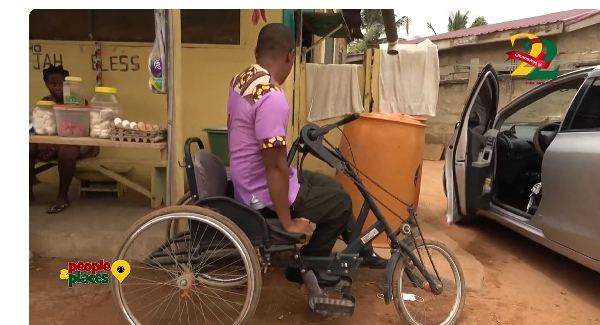 Meet the young Uber driver with no legs