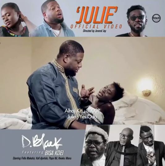 D-Black mimics Kejetia vs Makola in a star studded hilarious 'Julie' video