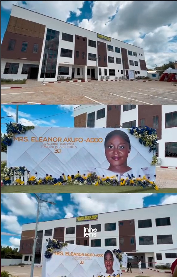 Akufo-Addo, daughter build social centre in memory of late wife
