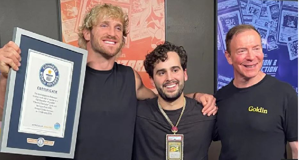 Logan Paul's Pokémon card smashes record in $16m sale