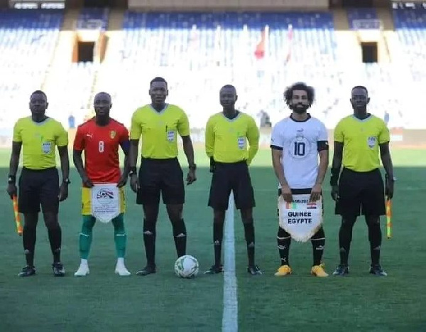 Daniel Laryea, 3 other Ghanaian referees officiate Egypt vs Guinea ...