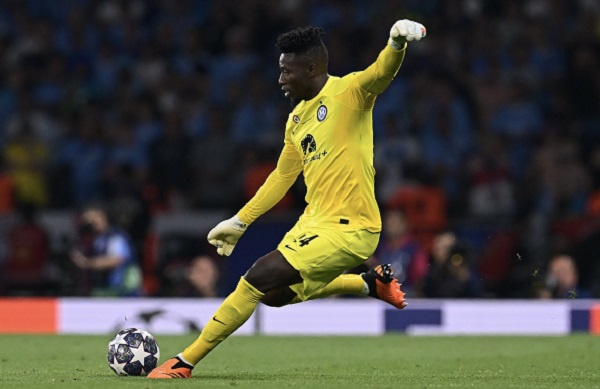 Watch highlights of Andre Onana's marvellous passes against Man City in ...