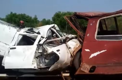 Video | Police officer, GCB driver crashed to death at Affram Plains