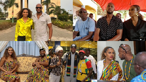Watch highlights of Asafa Powell, wife Alyshia's visit to Ghana