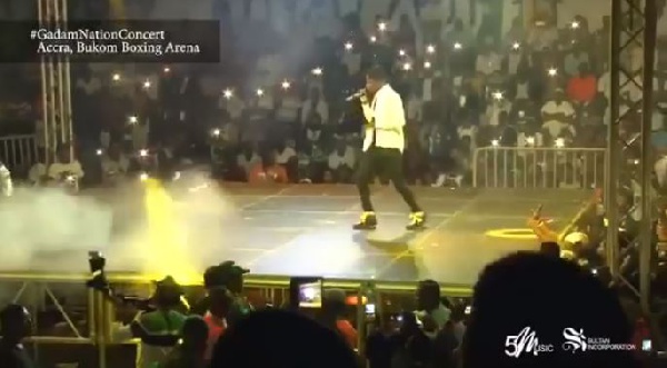 Fancy Gadam makes history again with latest concert at the Bukom Boxing ...