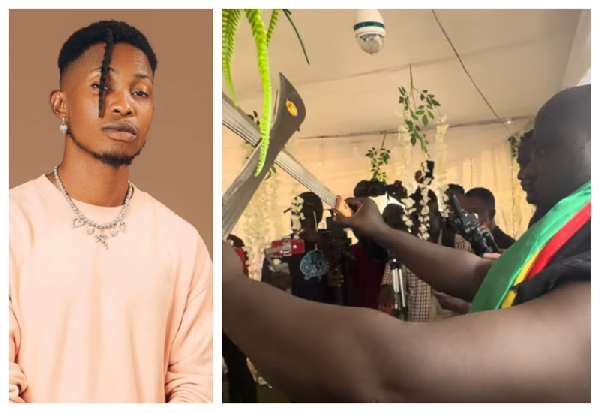 Ghanaian musician finally laid to rest, buried with two machetes to ...