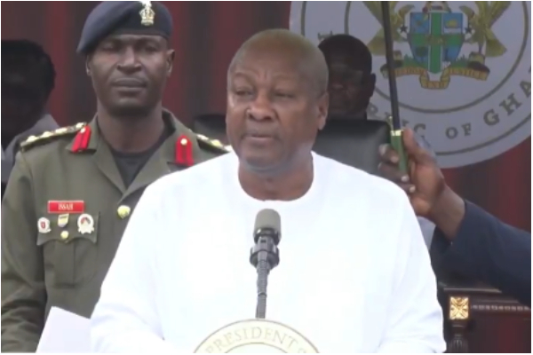 'Showers of blessing' - Mahama sings and prays for Ghana at 2026 ...