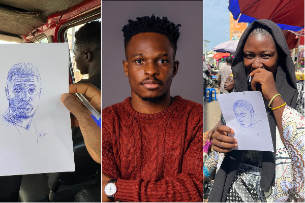 GhanaWeb Special: Meet Enil Art, the young man making a name by ...