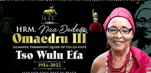 LIVESTREAMED: Final funeral rites of Ga Manye, Naa Dedei Omaedru III