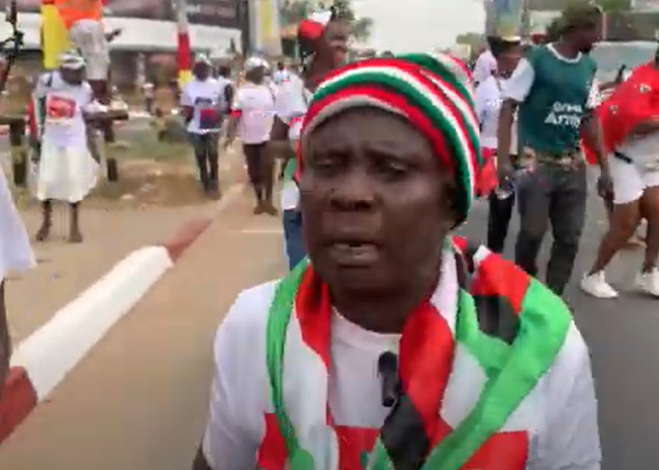 Video | 82 year-old woman from Teshie joins NDC’s Victory Walk