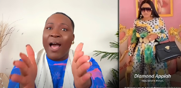 Diamond Appiah dresses like the furniture in her house – Charlie Dior