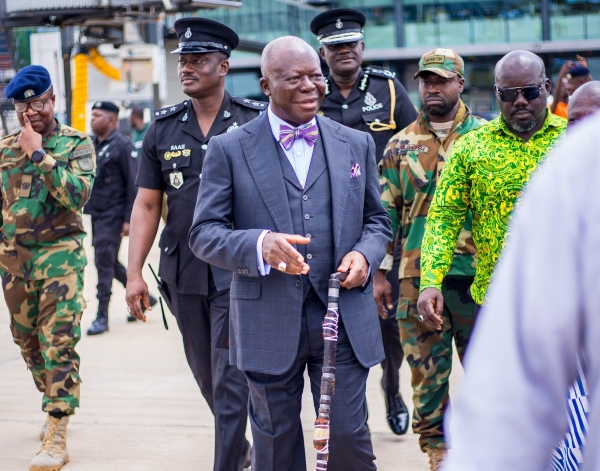 Otumfuo departs Ghana for an official foreign visit