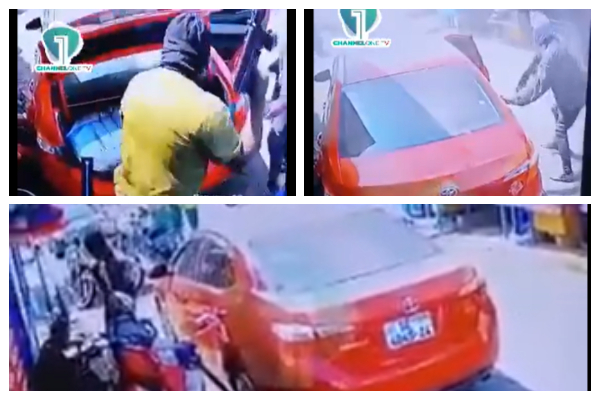 Watch CCTV footage of armed gang robbery at Adabraka, fleeing with ...