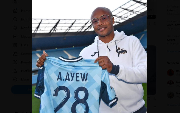 Black Stars captain Andre Ayew joins Ligue 1 side