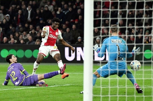 Watch Mohammed Kudus’s goal in Ajax 1-1 draw with Volendam