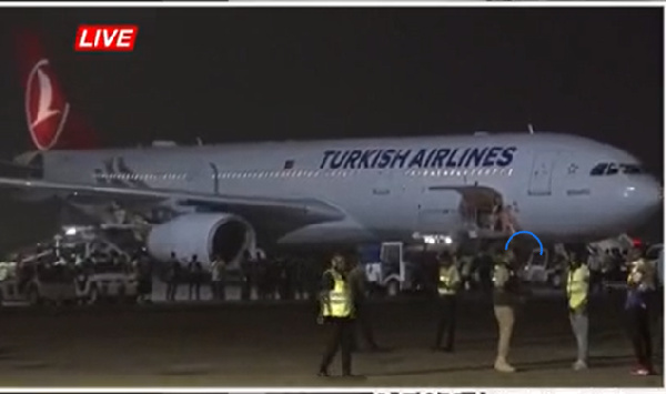 How plane carrying Christian Atsu's body touched down at Kotoka ...