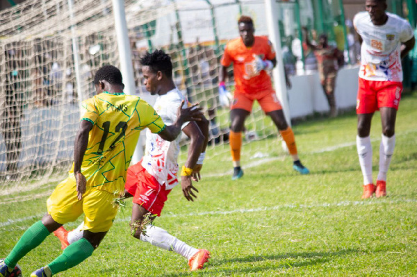 Watch highlights of Bibiani Gold Stars' draw against Hearts of Oak