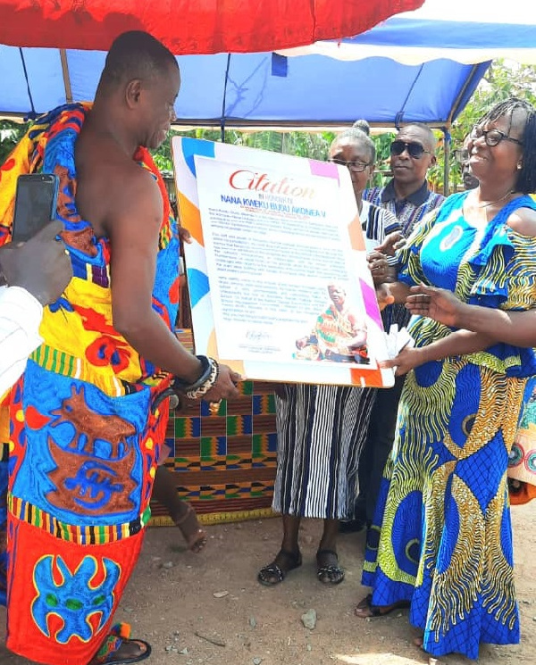 Benkumhene of Akwamu, Nana Kwaku Budu Akomeah V honoured for immense ...