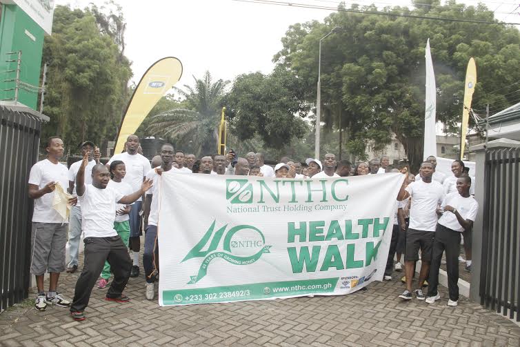 NTHC kick-starts wellness campaign for staff with healthwalk