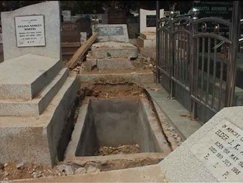 Burials ‘in between graves’ at Osu Cemetery